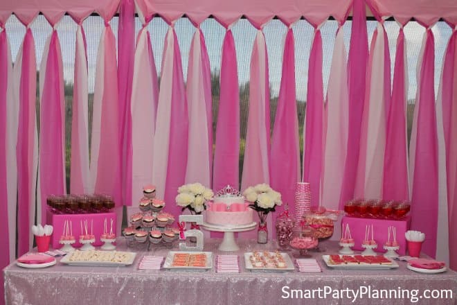 Homemade princess party decoration ideas store